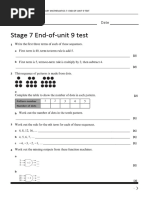 Unit 7 End-Of-Unit Test Answers | PDF