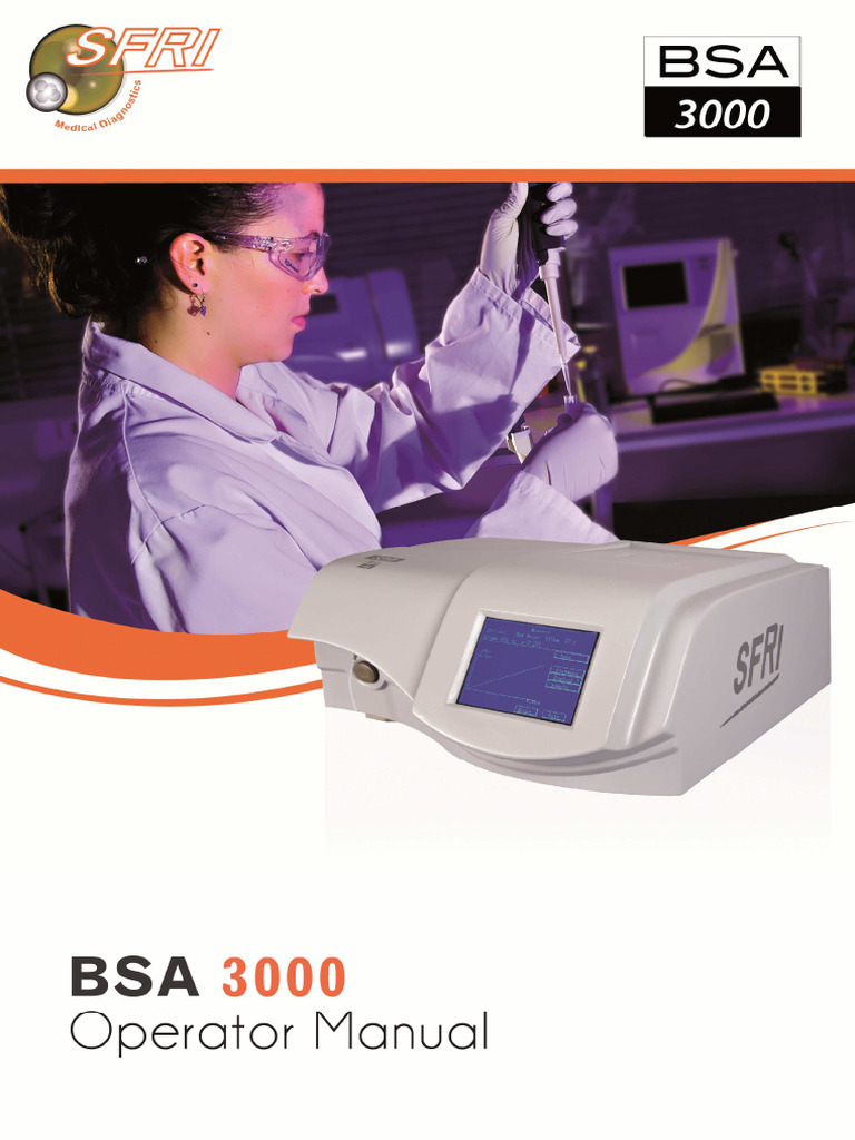 Sfri-BSA3000 MO ENG V121 240214 112139 | PDF