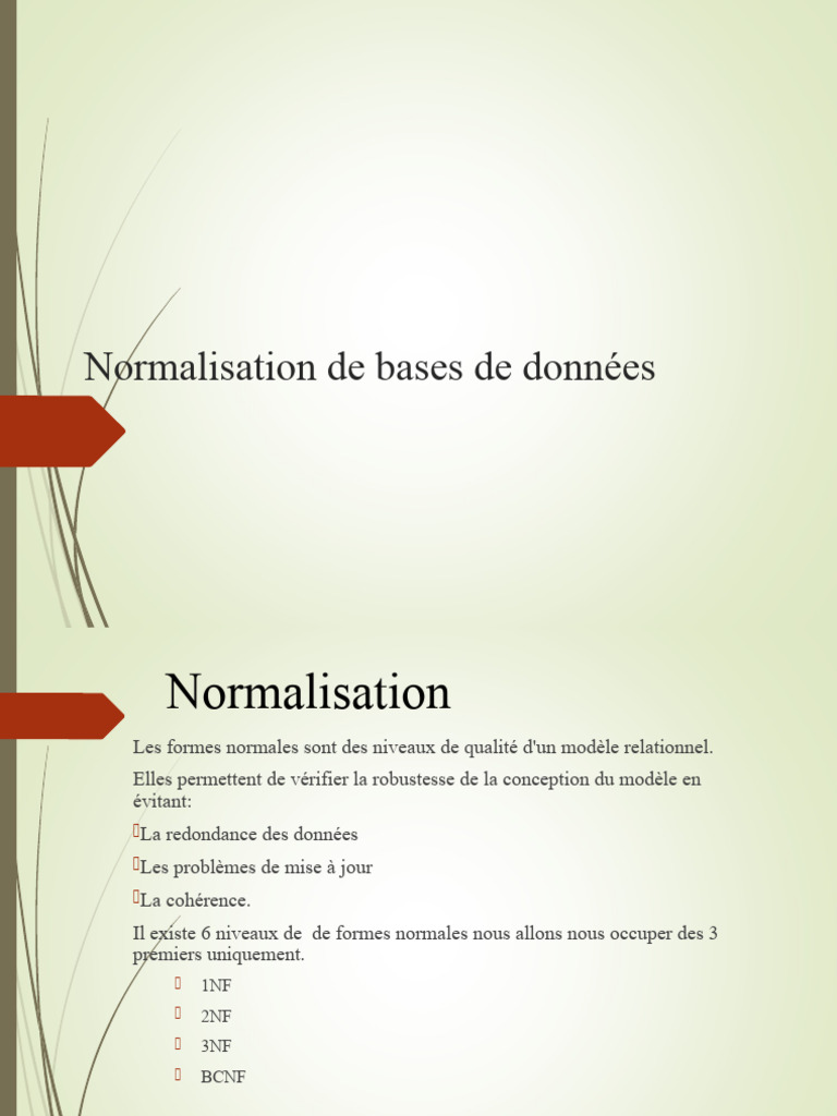 Cours Normalisation | PDF | Mathématiques appliqués | Informatique
