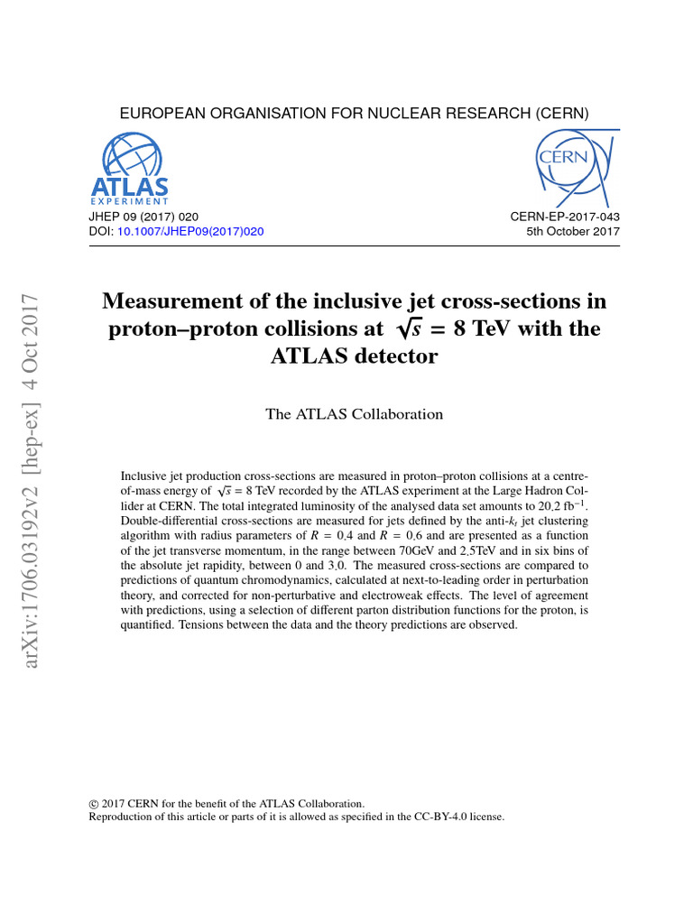 Measurement of The Inclusive Jet Cross-Sections in Proton-Proton ...