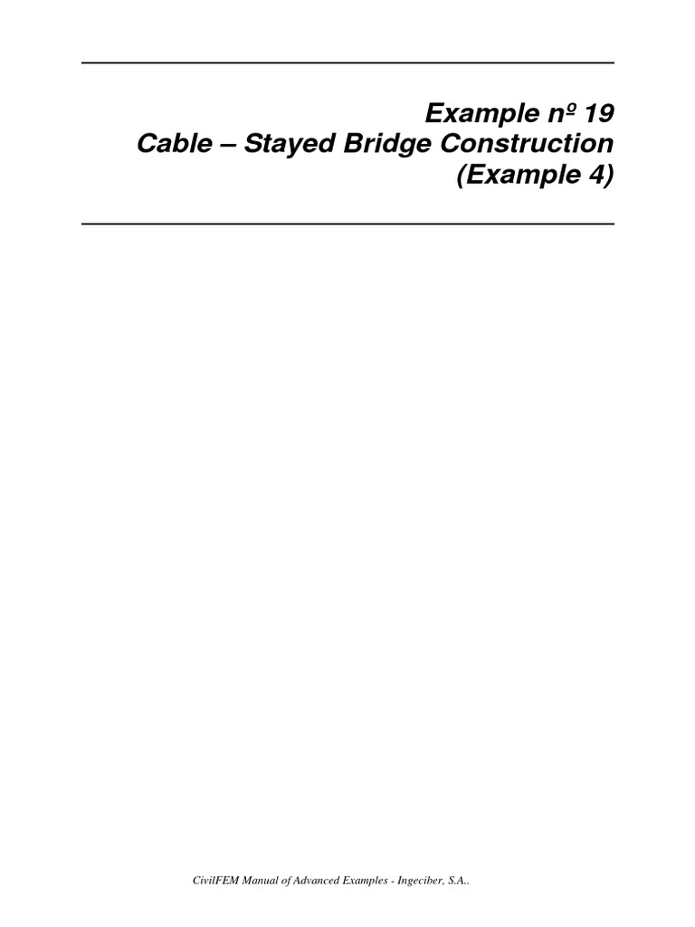 Cable-Stayed Bridge Construction Guide | PDF