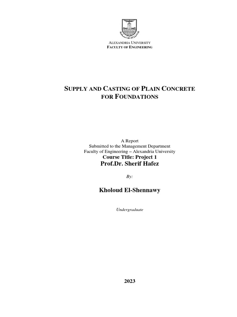7177 - Plain Concrete For Foundations Final | PDF | Concrete | Foundation (Engineering)