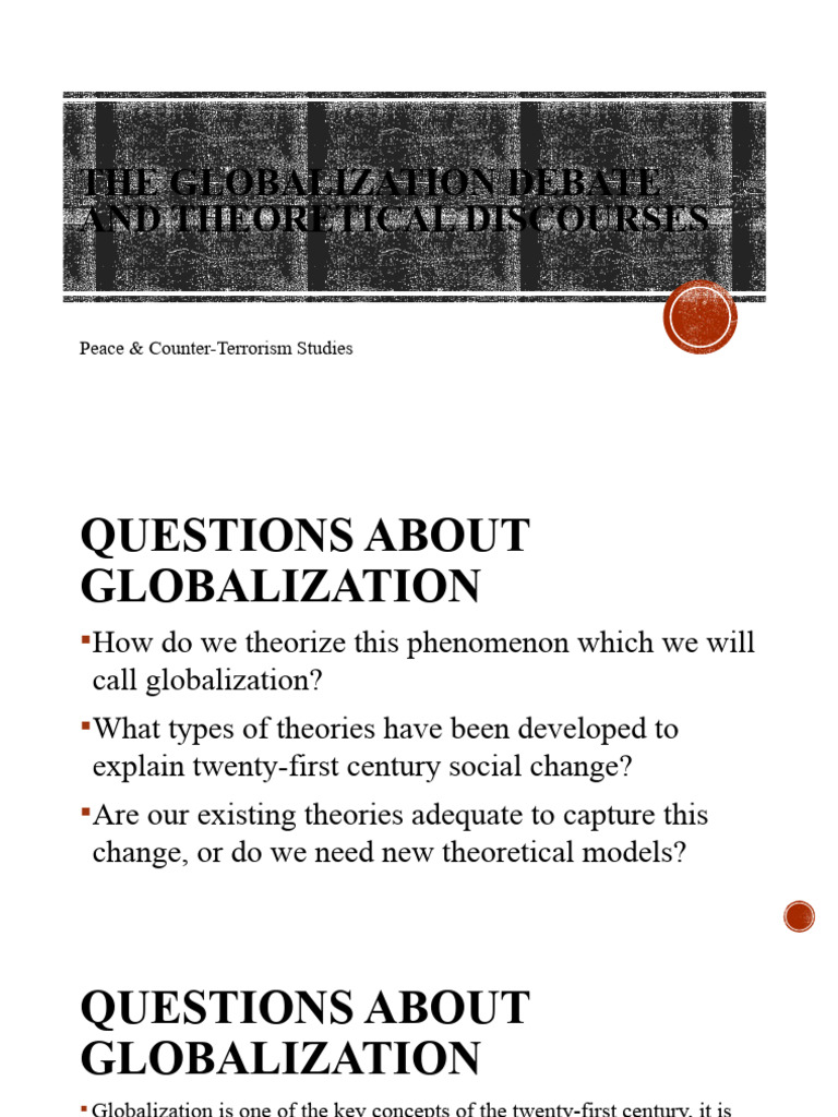 Theories of Globalization | PDF | Social Science | History