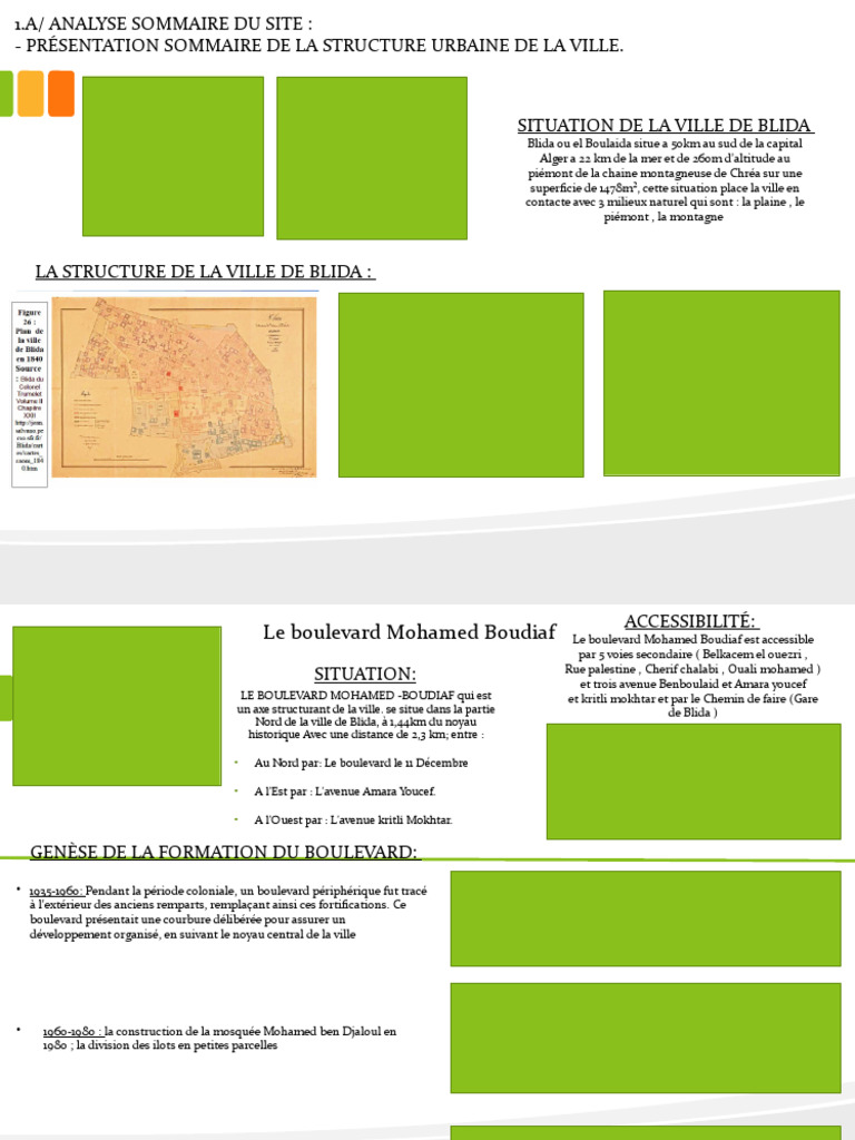 Boulevard Mohamed Boudiaf à Blida | PDF | Urbanisme