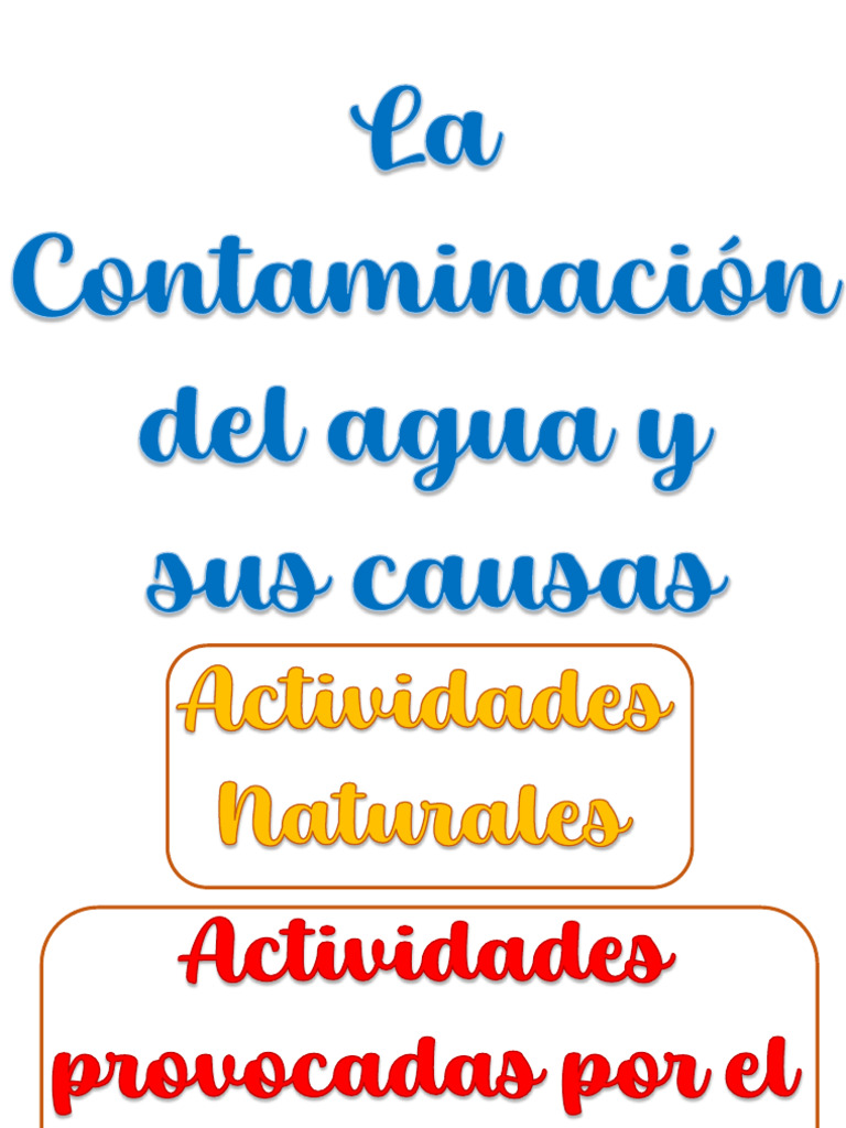 Imprimir Letras - Imagenes Contaminación | PDF