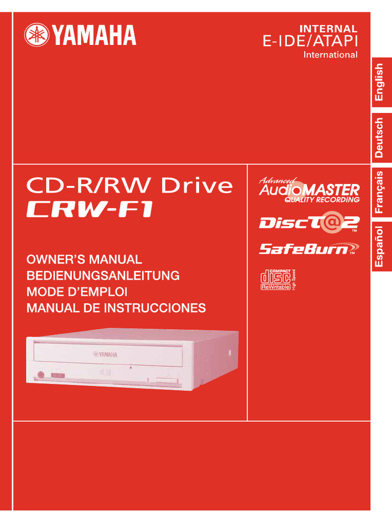 CRW-F1 en | PDF | Compact Disc | Computer Hardware