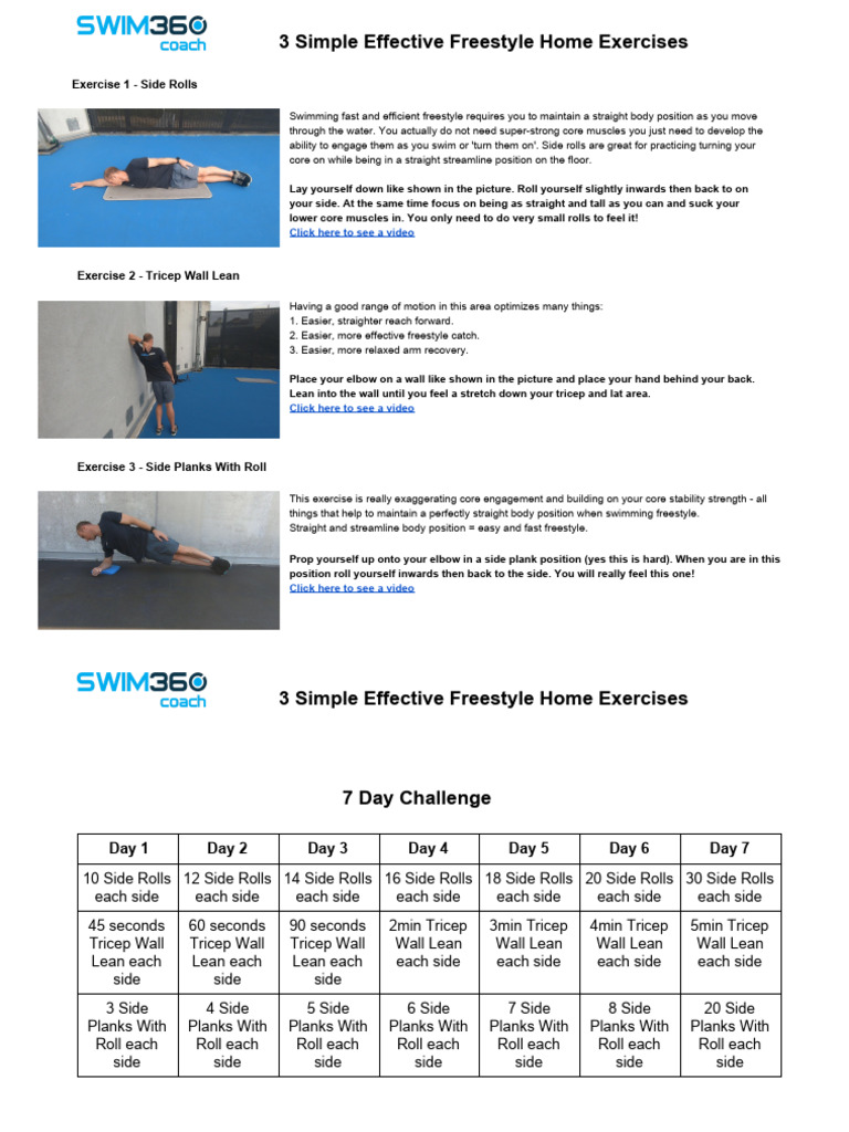 3 Freestyle Home Exercises.01 | PDF