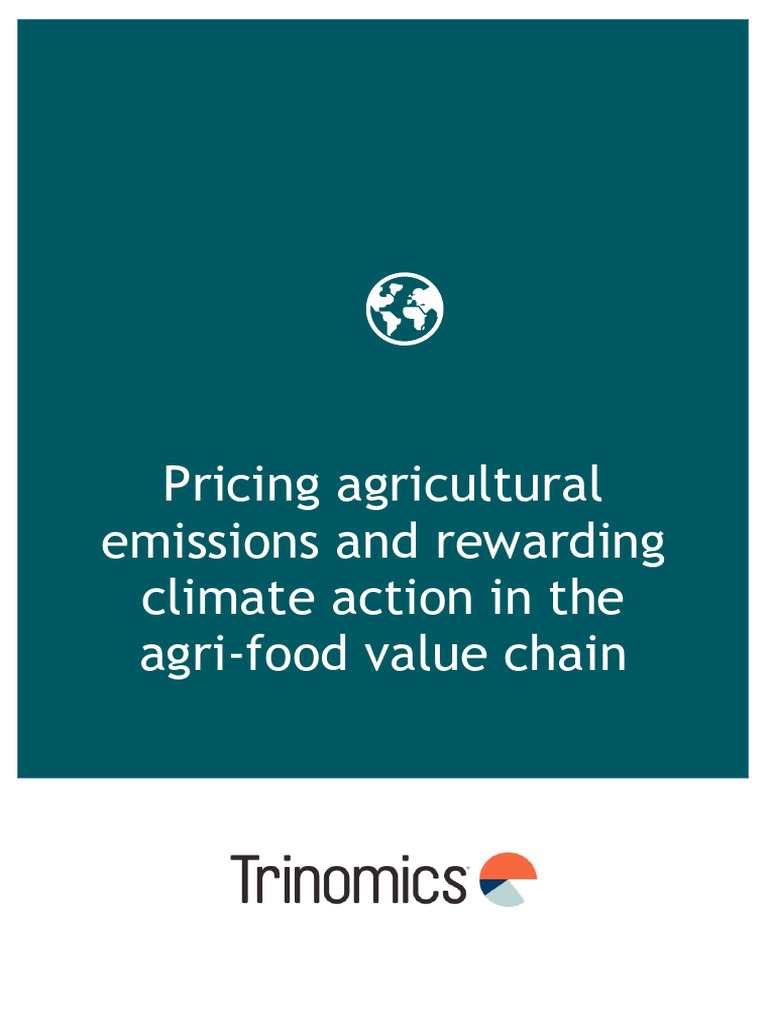 Pricing Agricultural Emissions And Rewarding Climate Action In The Agri