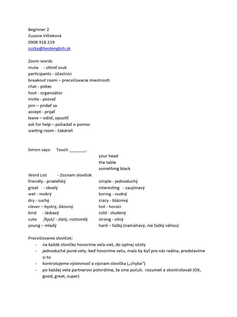 B2 Day 1 15.3. | PDF