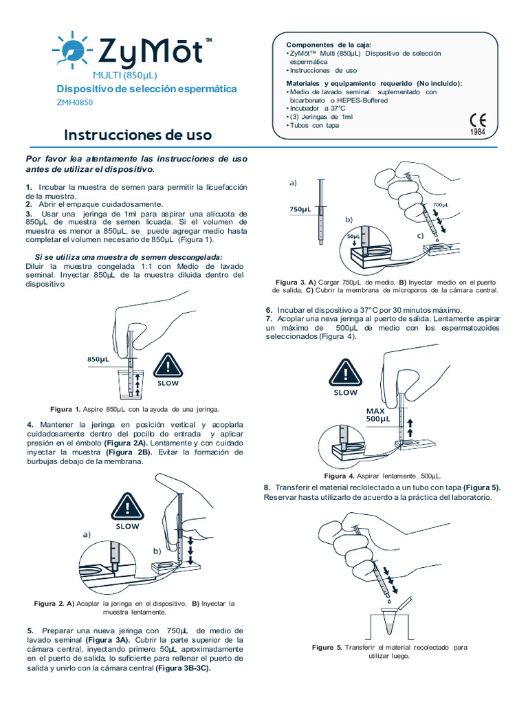 ZyMot Multi850 Instrucciones - originalesES | PDF | Tecnología de ...
