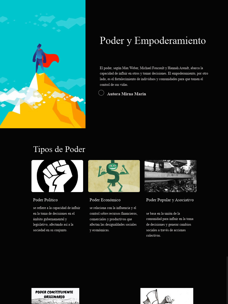Poder y Empoderamiento | PDF | Empoderamiento | Sociedad