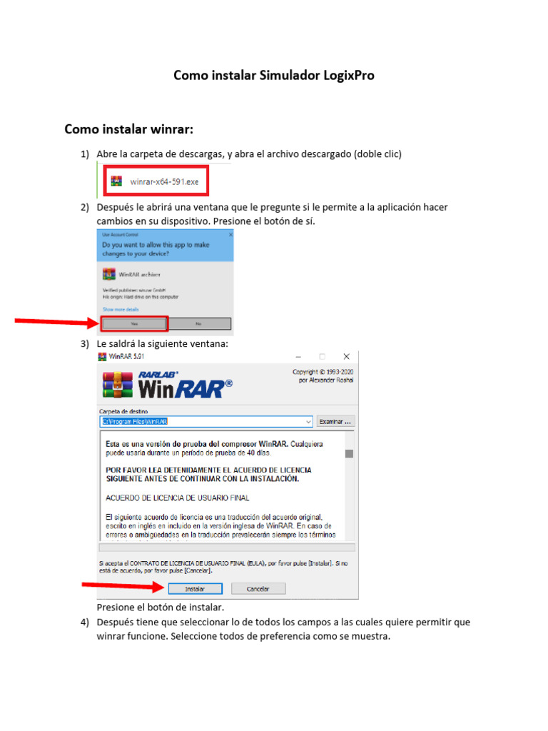 Como Instalar Simulador LogixPro | PDF | Ventana (informática) | Software