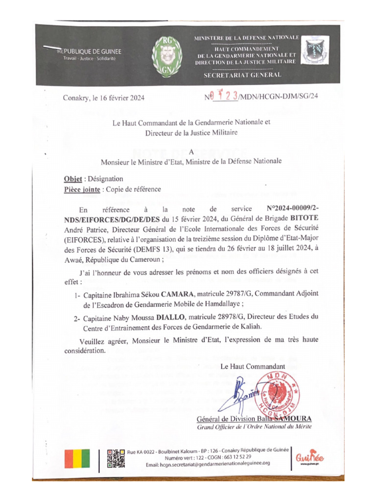 Republique de Guinee | PDF