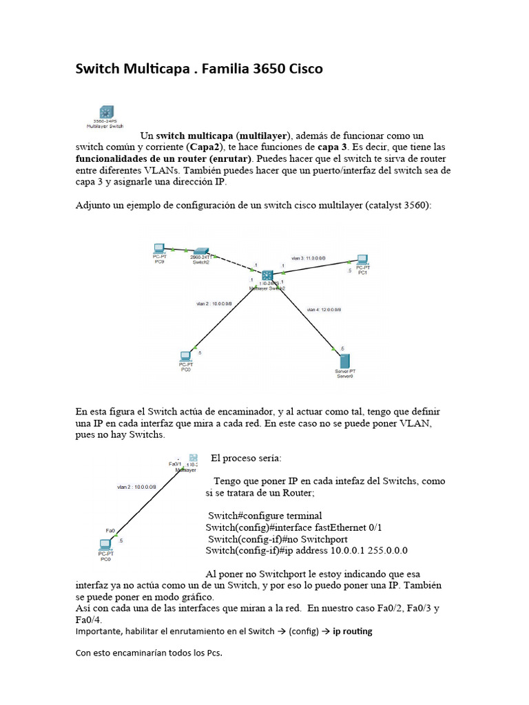 Switch Multicapa | PDF | Informática | Tecnología