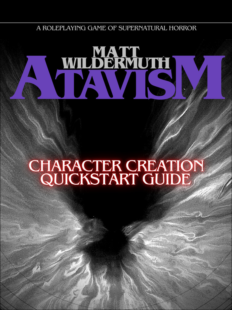 Atavism Quickstart Guide | PDF | Psychology | Adolescence