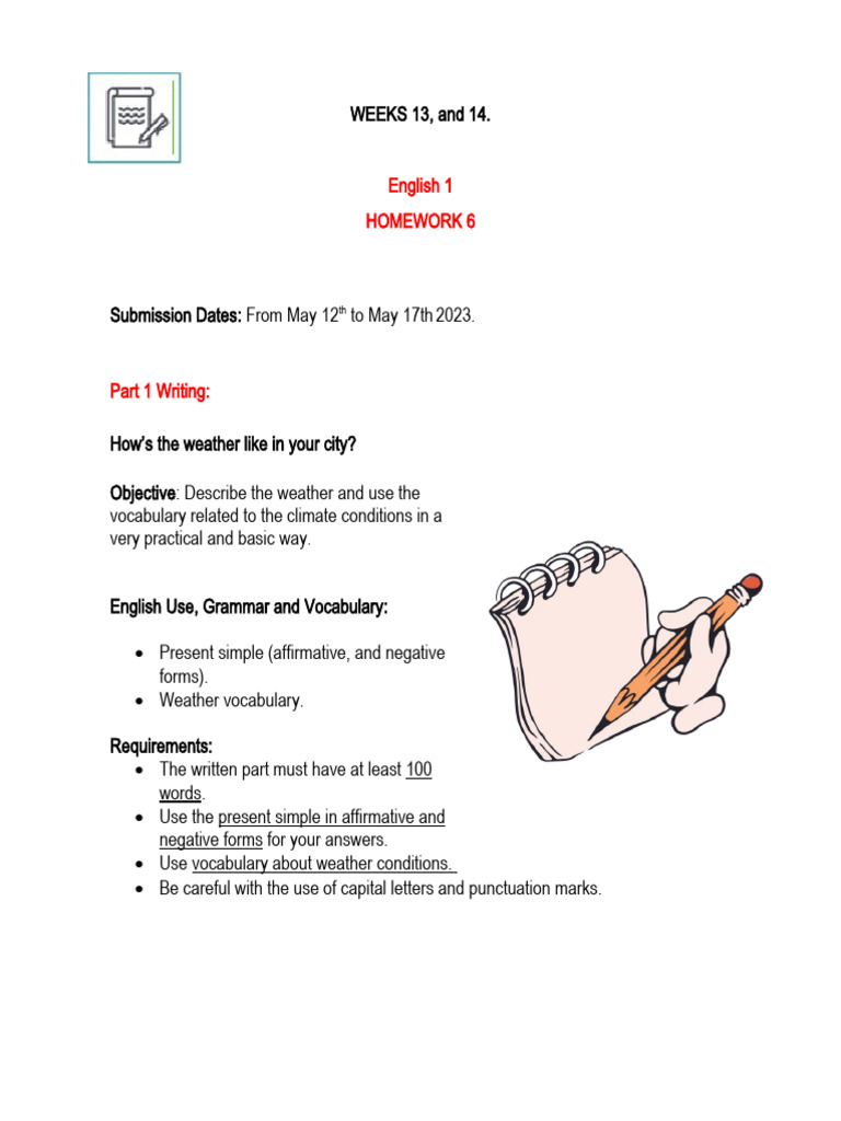 Homework 6 Weeks 13 And 14 E1 Pdf Human Communication Linguistics