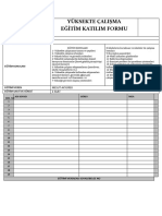 İŞBAŞI-ORYANTASYON EĞİTİMİ KATILIM FORMU | PDF