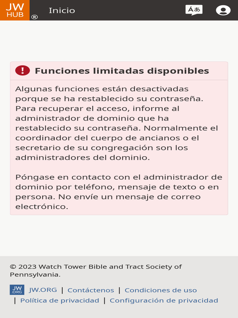 Inicio JW Hub | PDF