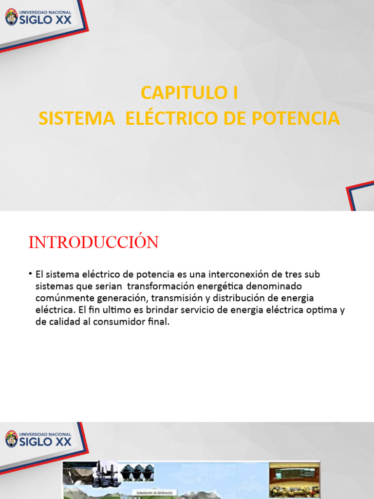 CAP1.Caracteristicas Principales de Los Sistemas Electricos de Potencia | PDF | Ingenieria ...
