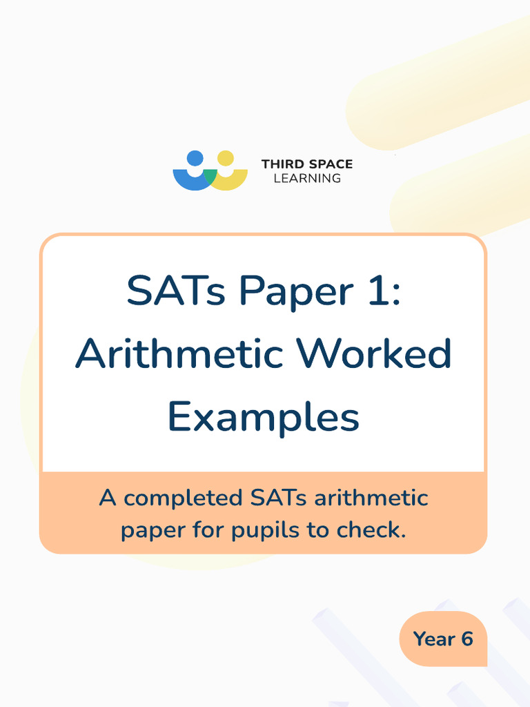 Paper 1 Arithmetic Worked Examples | Download Free PDF | Mathematical Notation | Elementary ...