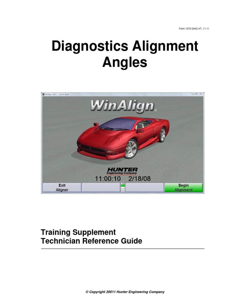 Alignment Diagnostic Course Book | PDF | Steering | Vehicles