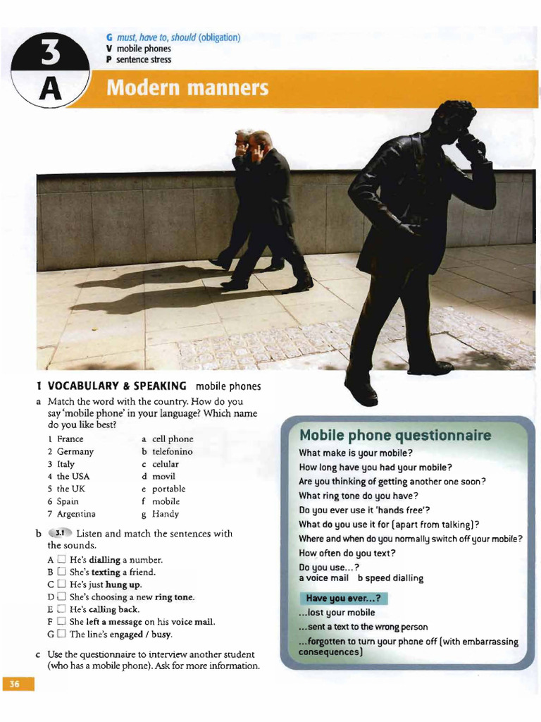 Mobile Phone Usage Guidelines | PDF | Communication | Linguistics