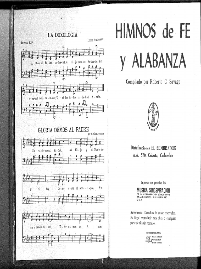 HIMNOS DE FE Y ALABANZA DISTRIBUCIONES EL SEMBRADOR | PDF