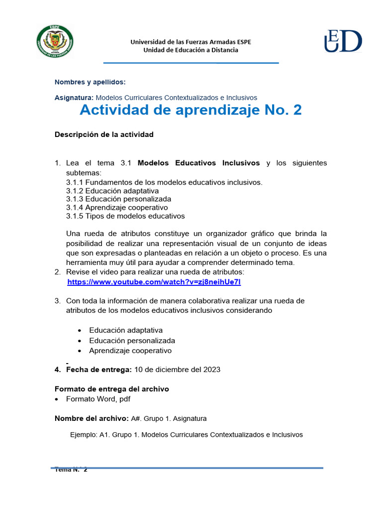 A2.Modelos Curriculares Contextualizados e Inclusivos | PDF | Aprendizaje | Ciencia cognitiva