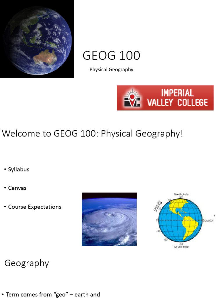 Introduction to Physical Geography Concepts | PDF | Contour Line | Equator