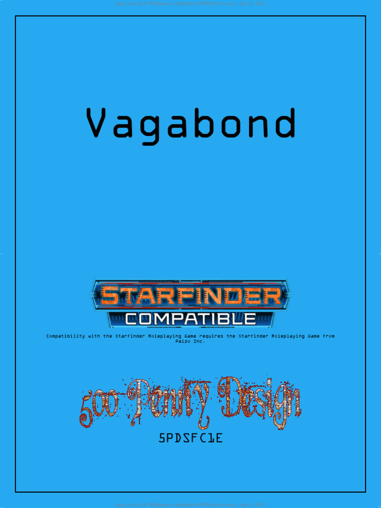 Vagabond Theme | PDF | Copyright | License