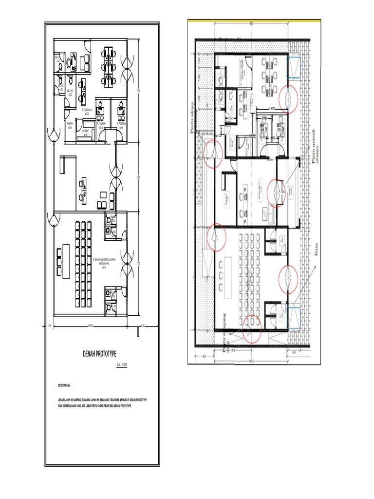 Denah Prototype Kantor Lantai 2 | PDF