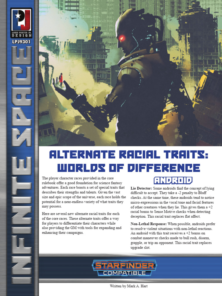 Alternate Racial Traits | PDF | Trademark | License Alternate Racial Traits | PDF | Trademark | License