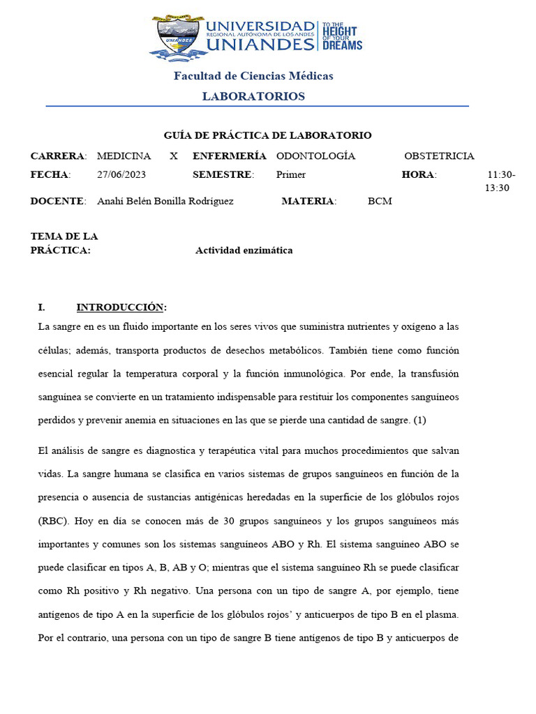 Informe Tipificacion | PDF | Tipo de sangre | Sangre