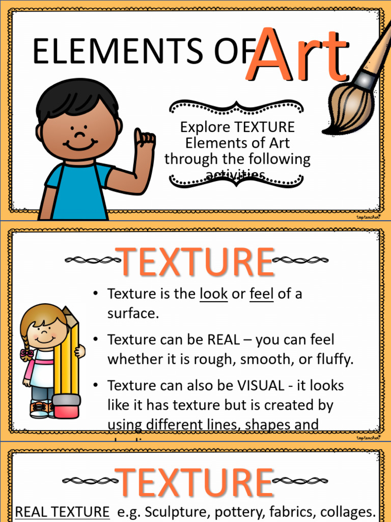 Elements of ART Texture | PDF | Drawing | Plastic Arts
