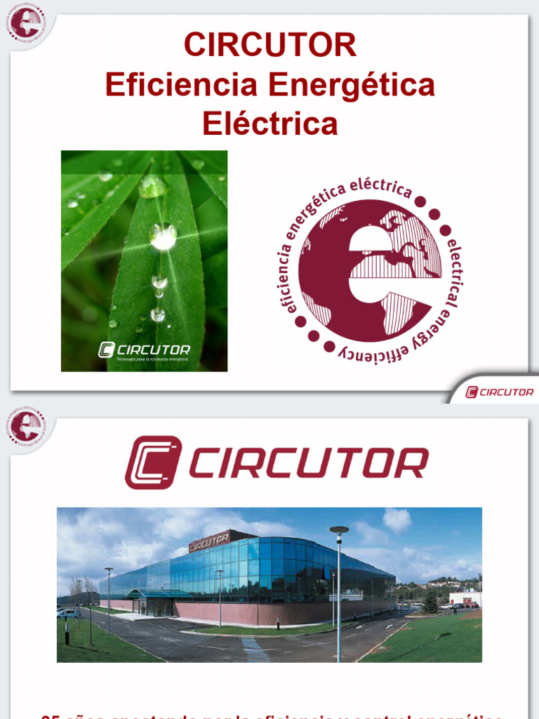 Ponencia 3 - Circutor | PDF | Uso eficiente de energía | Ingenieria Eléctrica