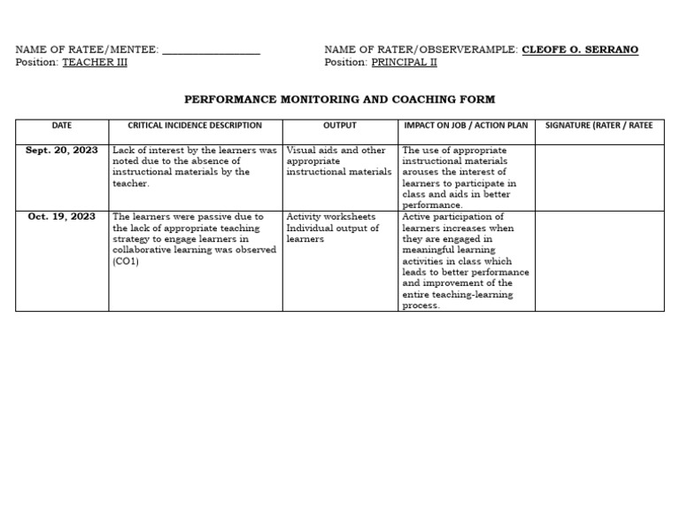 Sample Pmcf Pdf