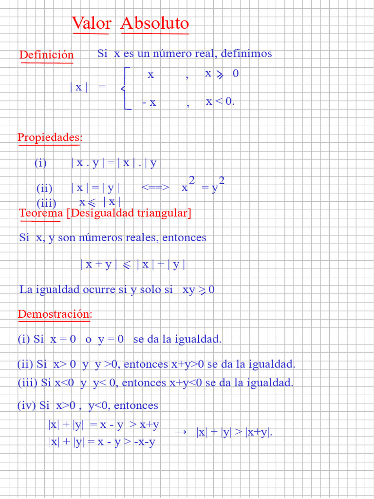 03 17 Nivel A Valor Absoluto | PDF | Matemáticas | Análisis matemático