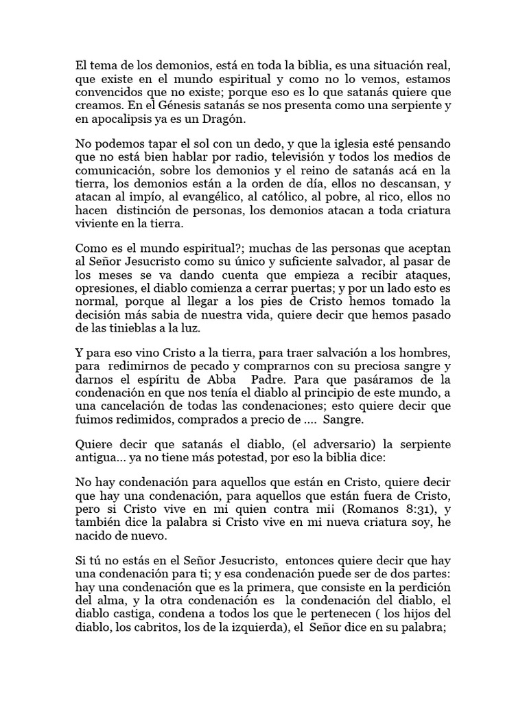 Bitru: Demonio de Lujuria en la Biblia | PDF | Demonios | Cristo (título)