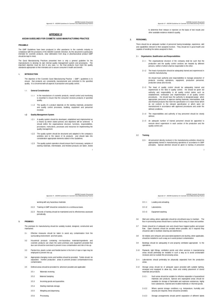 Microsoft Word - Appendix VI | PDF | Quality Management System