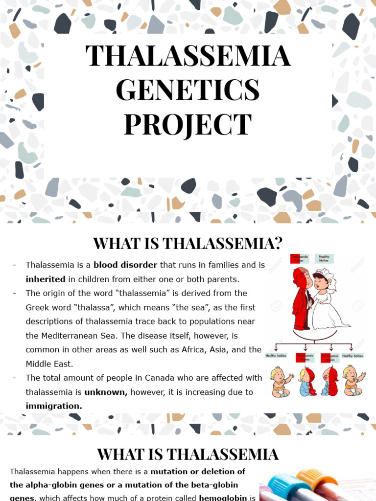 Thalassemia: Genetics and Types Explained | PDF | Genetic Disorder ...