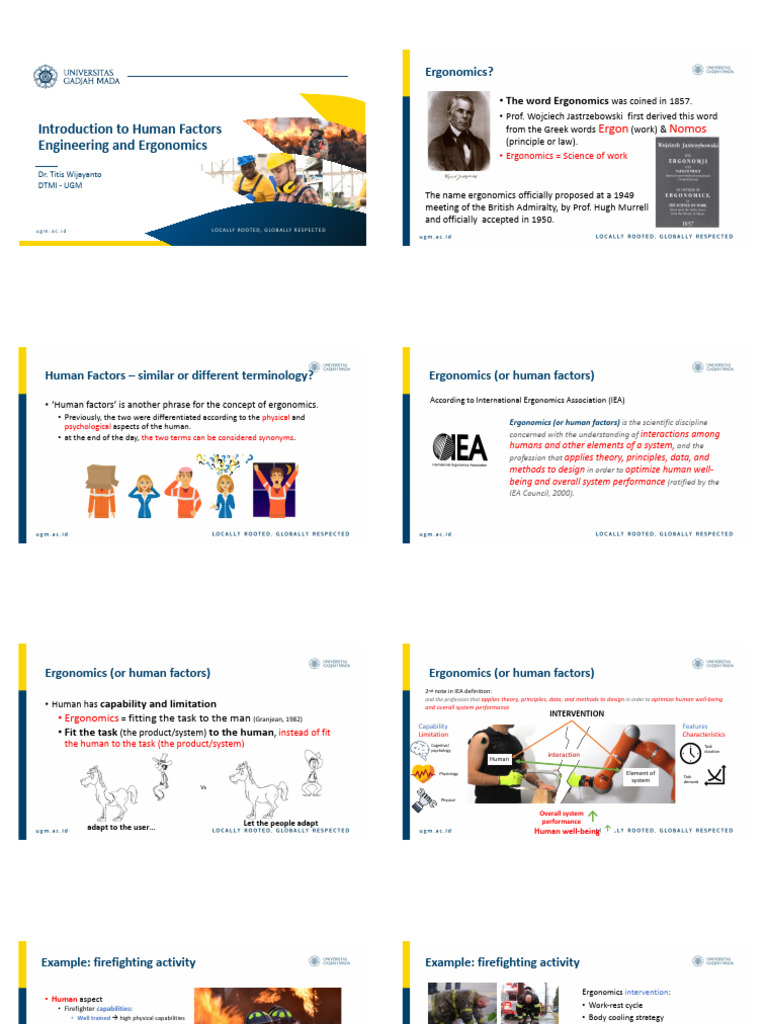 Bahan UTS Ergo | PDF | Human Factors And Ergonomics | Metabolism