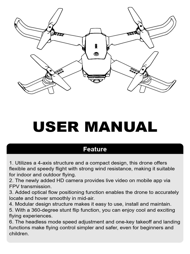 Manual Del Dron JY019 | Download Free PDF | Unmanned Aerial Vehicle ...