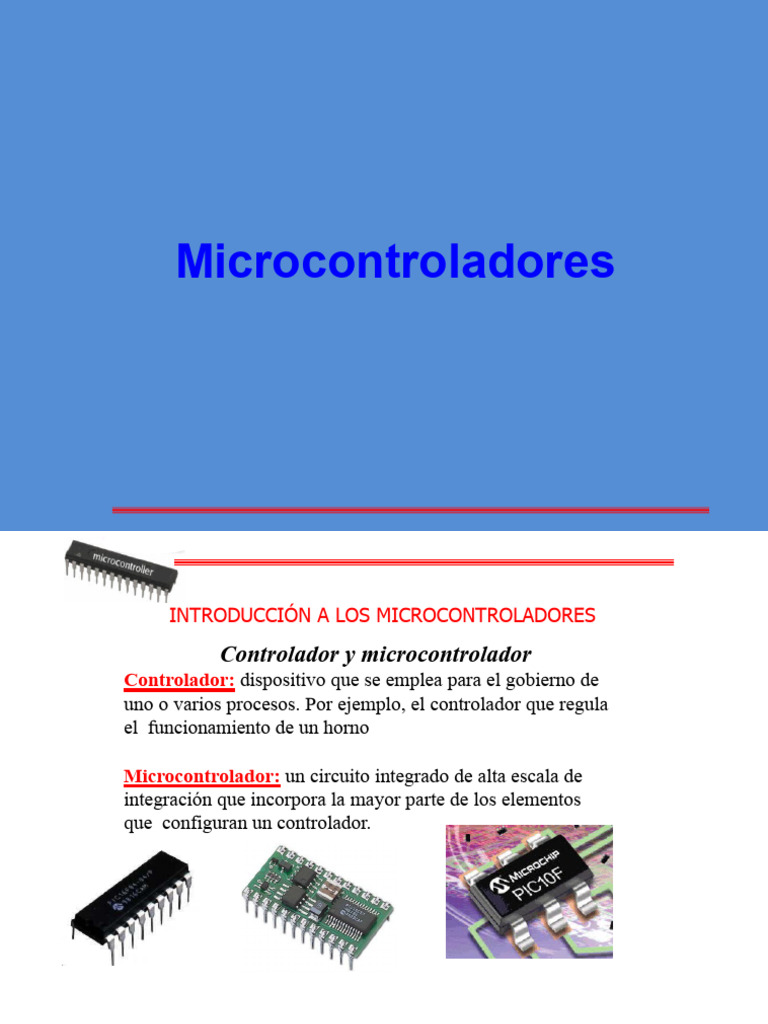 MICROCONTROLADORES | PDF | Microcontrolador | De entrada y salida