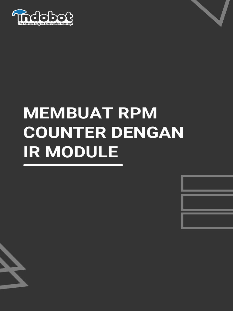 9. Membuat RPM Counter dengan IR Module | PDF