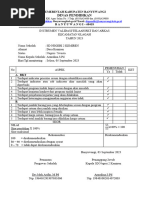 Contoh Format Transkrip Nilai Kurikulum Merdeka | PDF