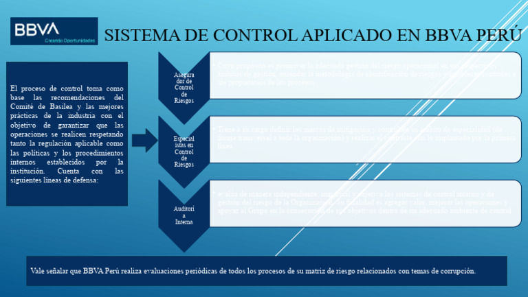 Tarea Sistema de Control Aplicado en BBVA Perú | PDF