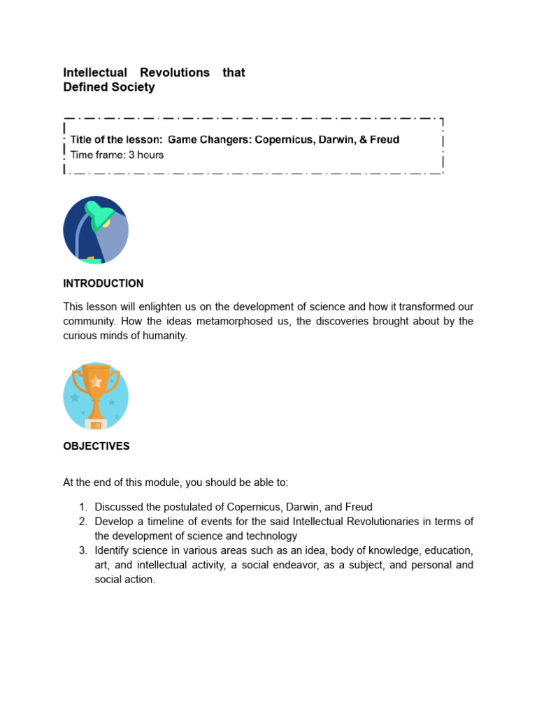 Key Intellectual Revolutions in Science | PDF | Psychoanalysis ...