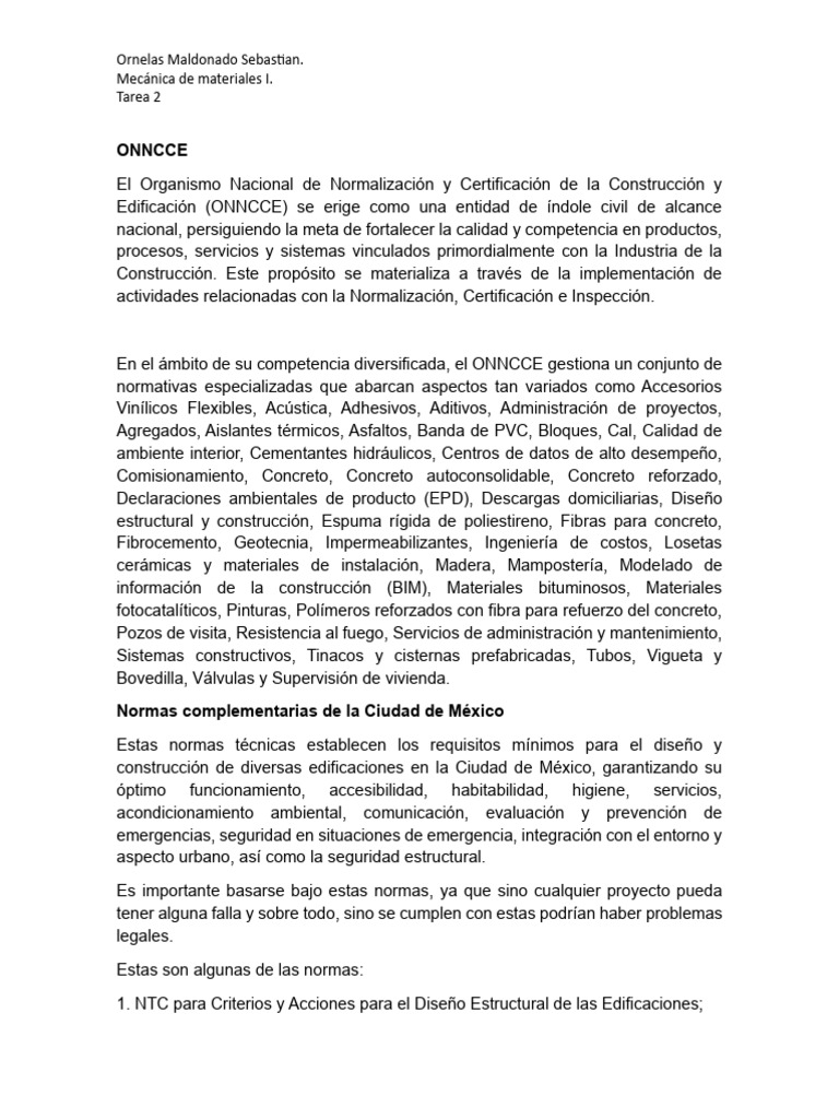 Tarea 2 Meca | PDF | Hormigón | Diseño