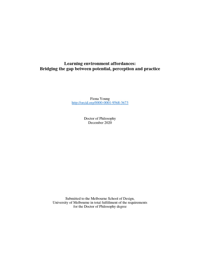 Young - PHD Thesis - 210428 - FINAL | PDF | Methodology | Teachers