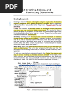 Word Processing Essentials and Features | PDF | Paragraph | Word Processor